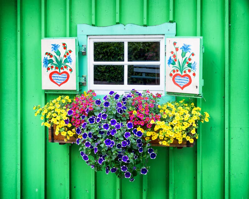 Old window and flowers stock image. Image of sunlight - 51299631