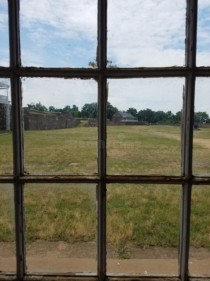 Old window and grass field stock image. Image of cracked - 95748257