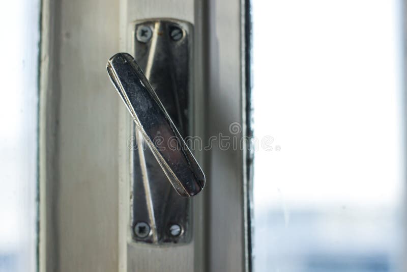 Old window handle stock image. Image of background, house - 65614443