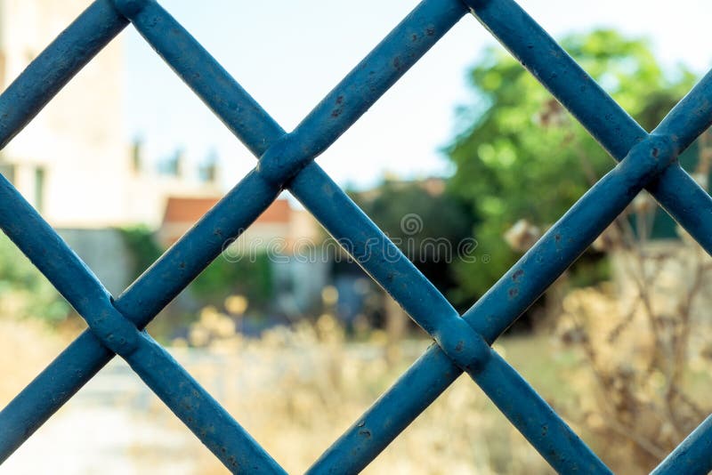 Old window with iron bars stock image. Image of wall - 126932075
