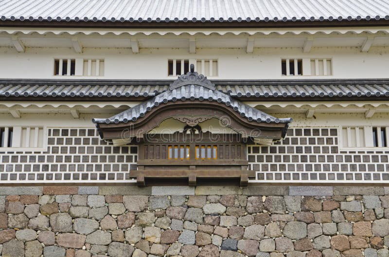 Old Window in the Japanese Castle. Stock Photo - Image of season ...