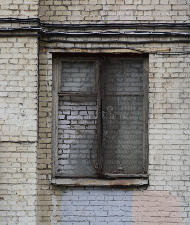 Brick Covered Path Leading To Backyard of Old Family Brick House Stock ...