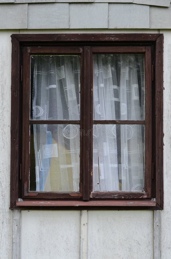 Old window stock photo. Image of white, curtain, architecture - 32016506