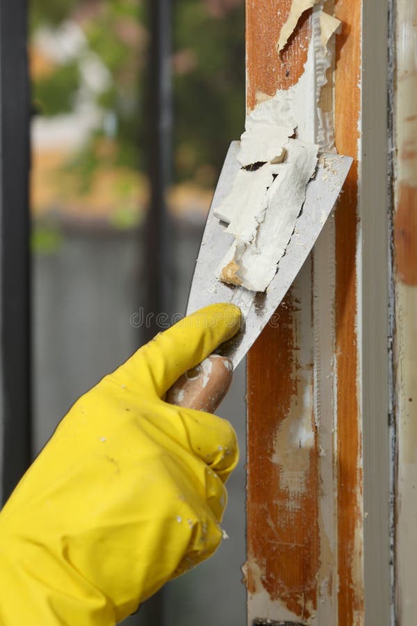 Old window restoration stock photo. Image of remove, repair - 27915292