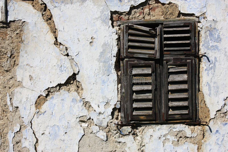Old window-shader stock image. Image of plaster, historical - 25696669
