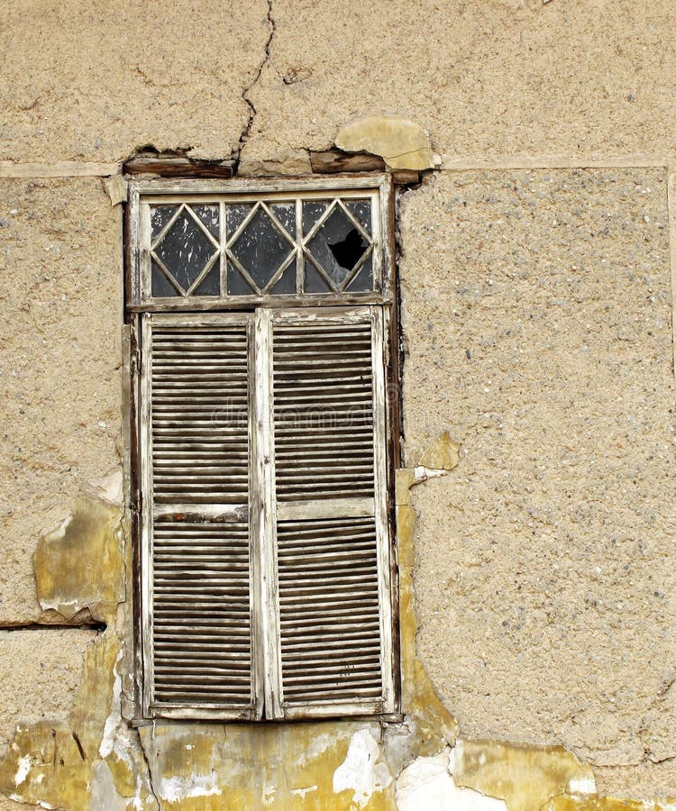 Broken and Peeling Shutters Stock Image - Image of windows, badalucco ...