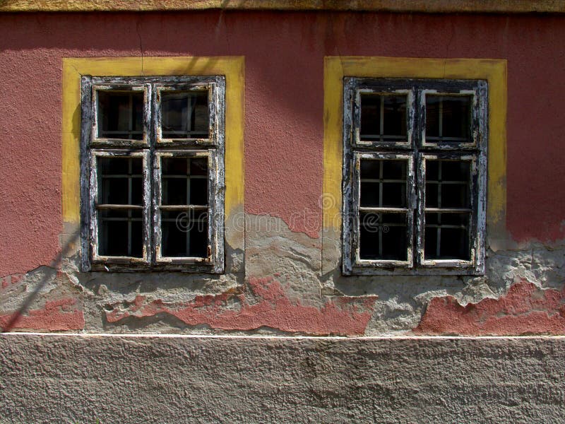 Old Windows stock image. Image of yellow, dying, broken - 28999