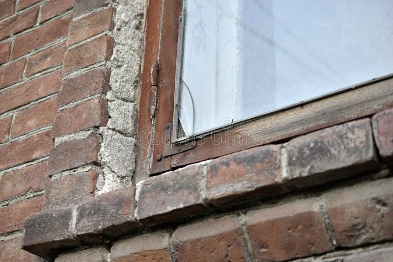 Old Windows Brick Wall of a Historic Building Stock Photo - Image of ...