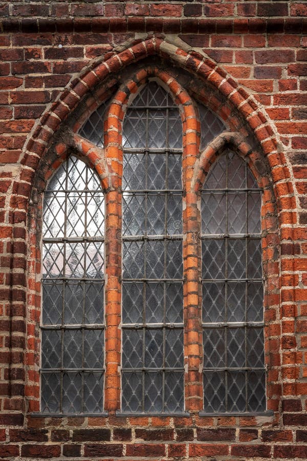 Old Windows in the Gothic Style. Stock Photo - Image of ancient ...