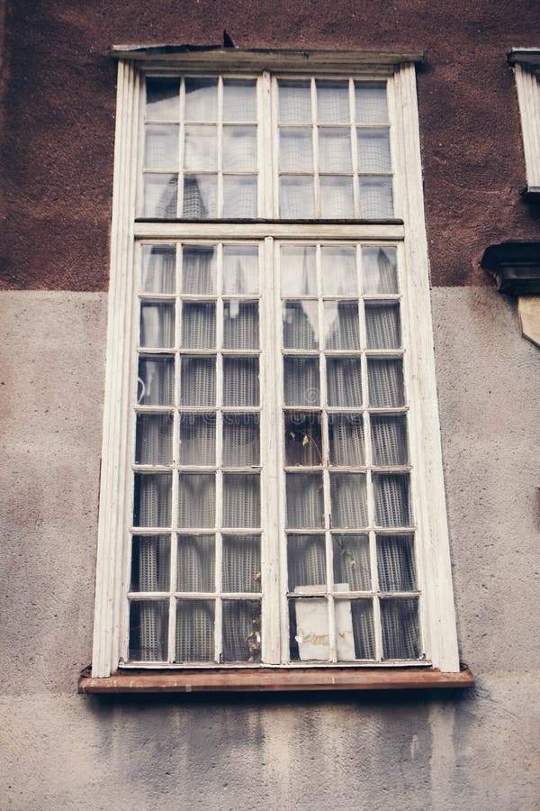 Old windows in Poland stock image. Image of frame, exterior - 160724395