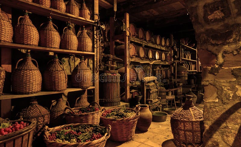 Old wine cellar stock photo. Image of rustic, culture - 110563890
