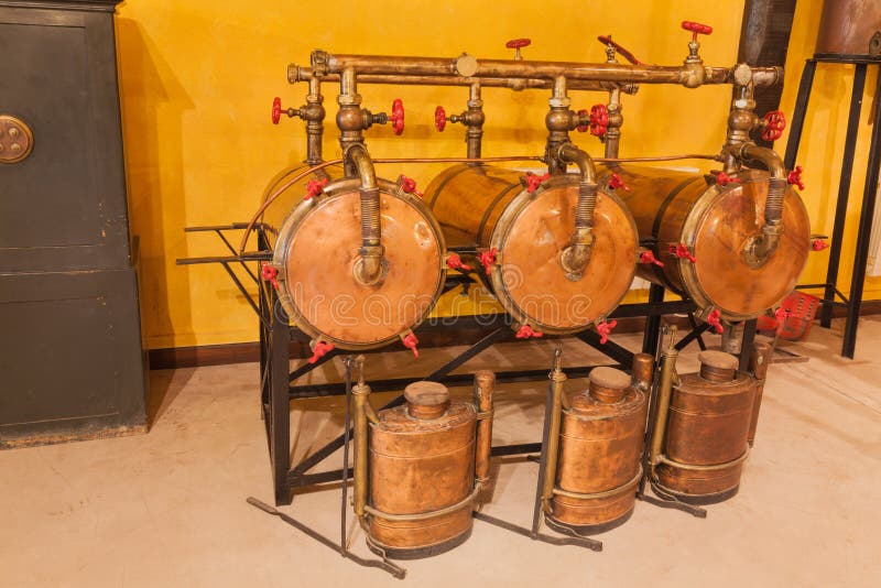 Old wine distillery stock photo. Image of metal, alembic - 31041960
