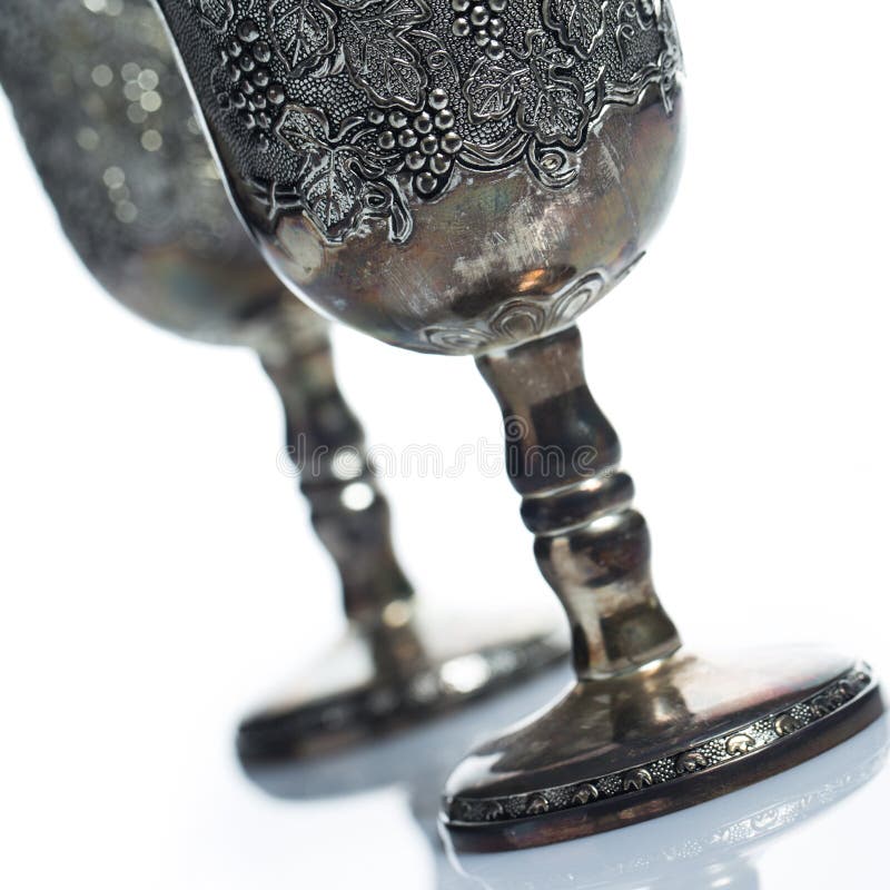Old wine goblets stock image. Image of vintage, ornate - 38104707
