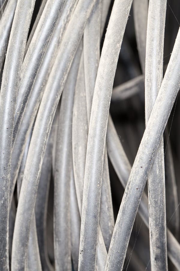 Old Wire As a Backdrop. Close-up Stock Image - Image of corroded, close ...