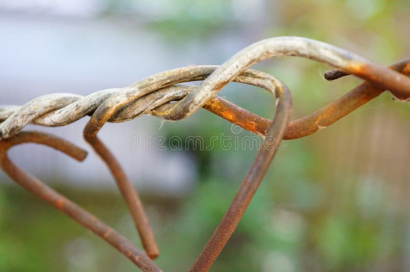 Old wire stock image. Image of rusty, wire, material - 41974977