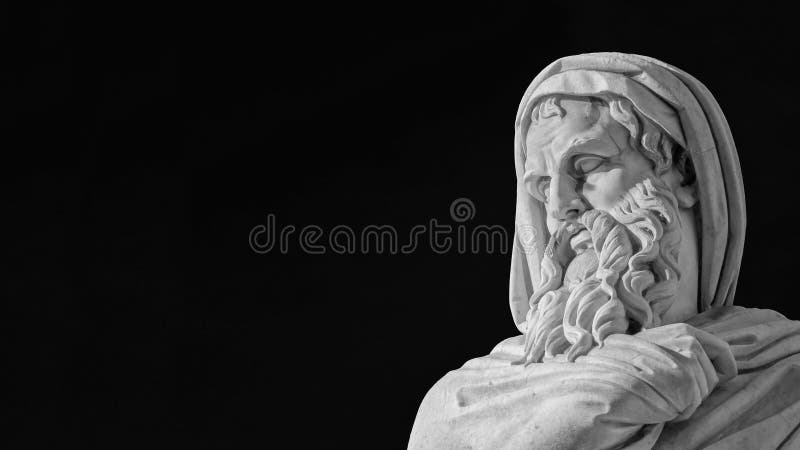 Old and Wise Man (B W stock photo. Image of aged, white - 270633758