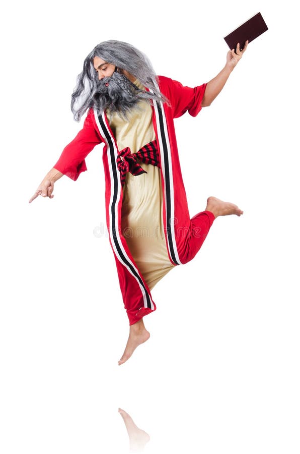 Jumping wizard stock photo. Image of mystery, merlin - 38704352