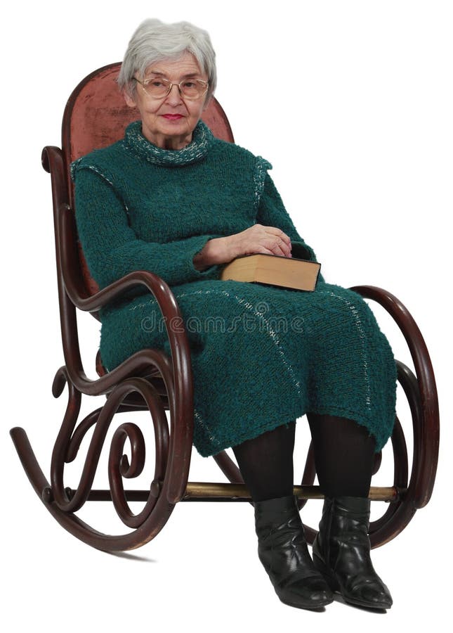 107 Old Lady Sitting Rocking Chair Stock Photos - Free & Royalty-Free ...