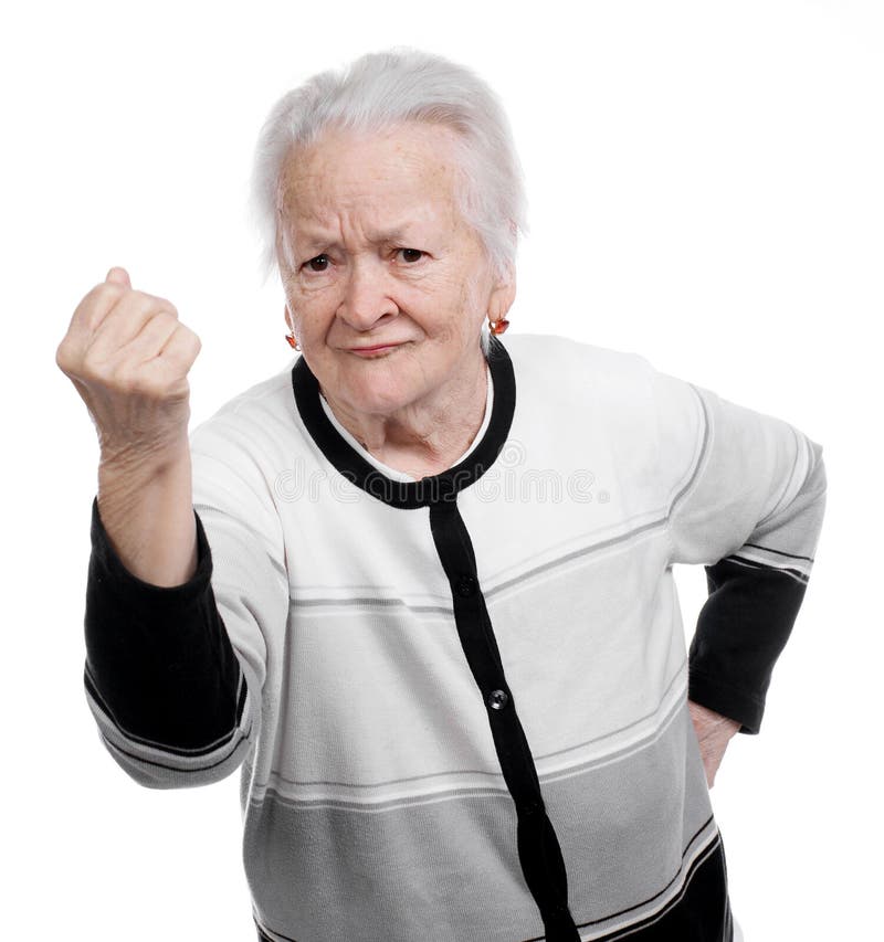 Angry Old Woman