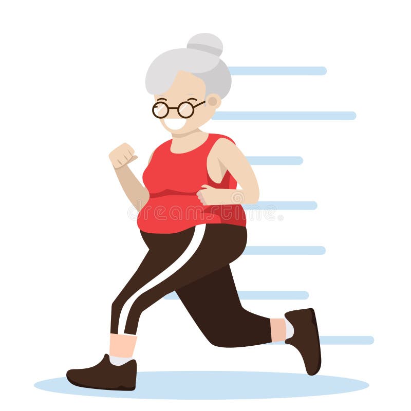 Cartoon Granny Running Stock Illustrations – 135 Cartoon Granny Running ...
