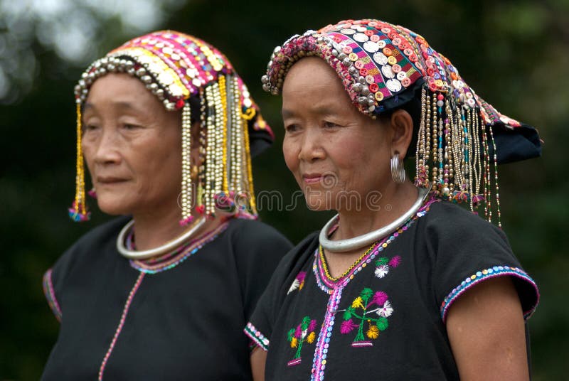 Old Woman Khmu Hill Tribe . Editorial Image - Image of people, cheerful ...