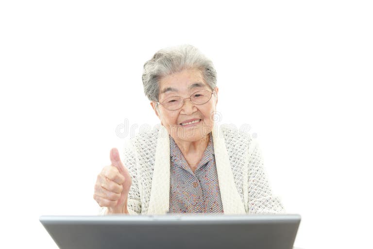 Old woman with a notebook stock photo. Image of beauty - 38734494