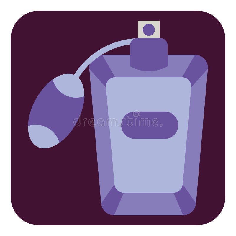 Old woman perfume, icon stock vector. Illustration of girl - 260371021
