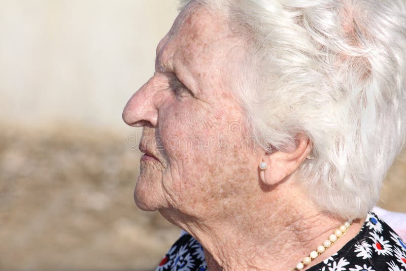 Old Woman Profile Portrait Stock Photography - Image: 11831002