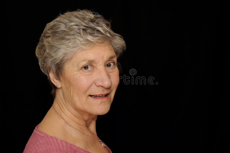 Old Woman Smiling stock photo. Image of elder, woman, lady - 4693632