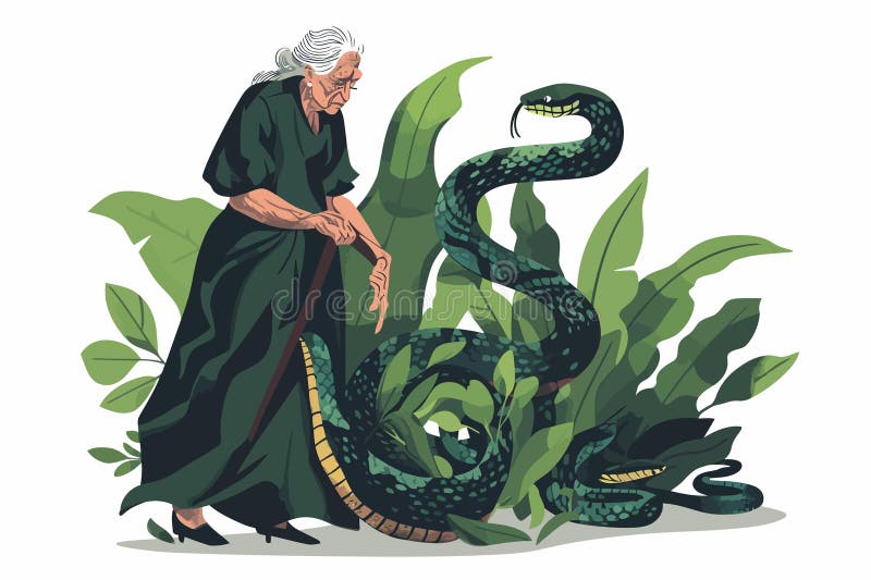 Ancient Old Woman Drawing Stock Illustrations – 4,906 Ancient Old Woman ...