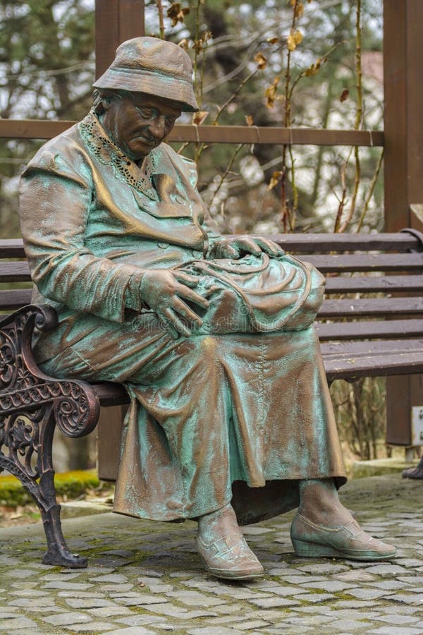 Old woman statue stock image. Image of century, person - 50789601