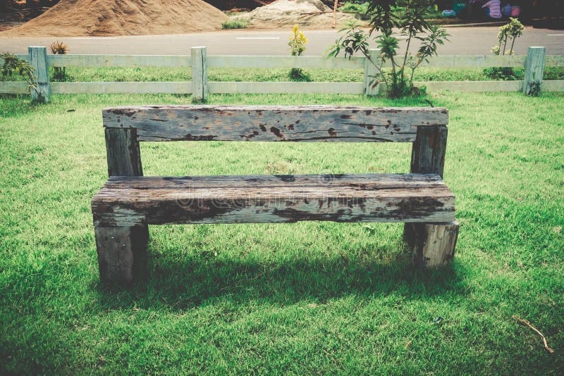 Old wood bench retro style stock photo. Image of scene - 47924194