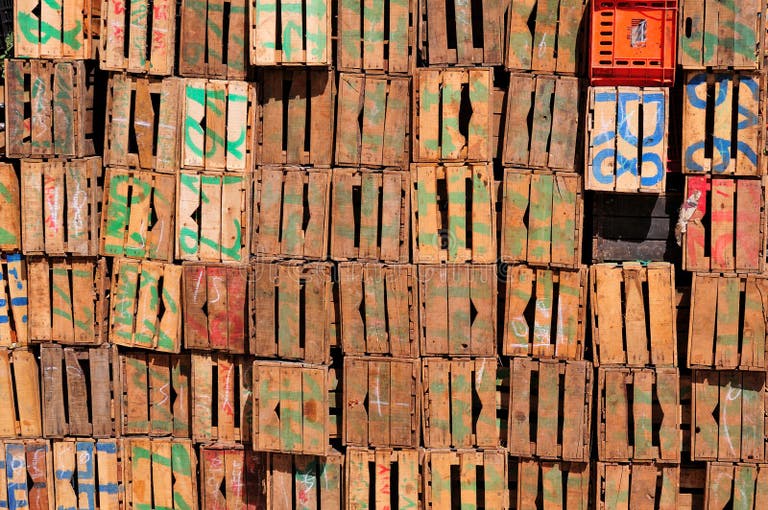 Old wood boxes stock image. Image of country, rusty, pattern - 23935435