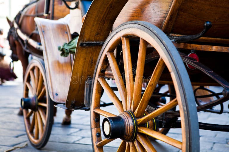 Old wood carriage stock photo. Image of culture, europe - 26049406