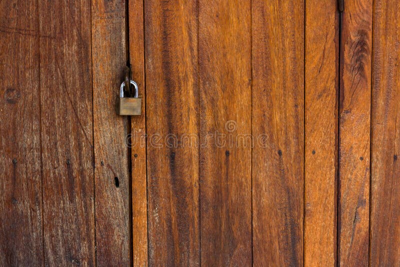 Old Wood Door and Key lock stock image. Image of texture - 74327541
