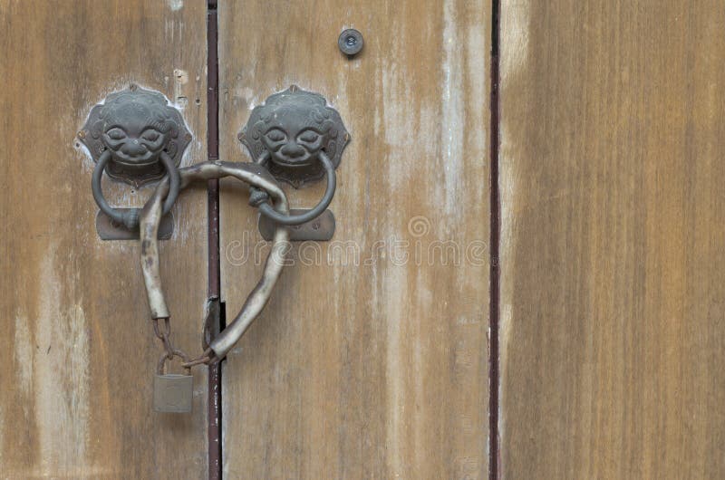 Old wood door lock stock image. Image of master, lock - 24585339