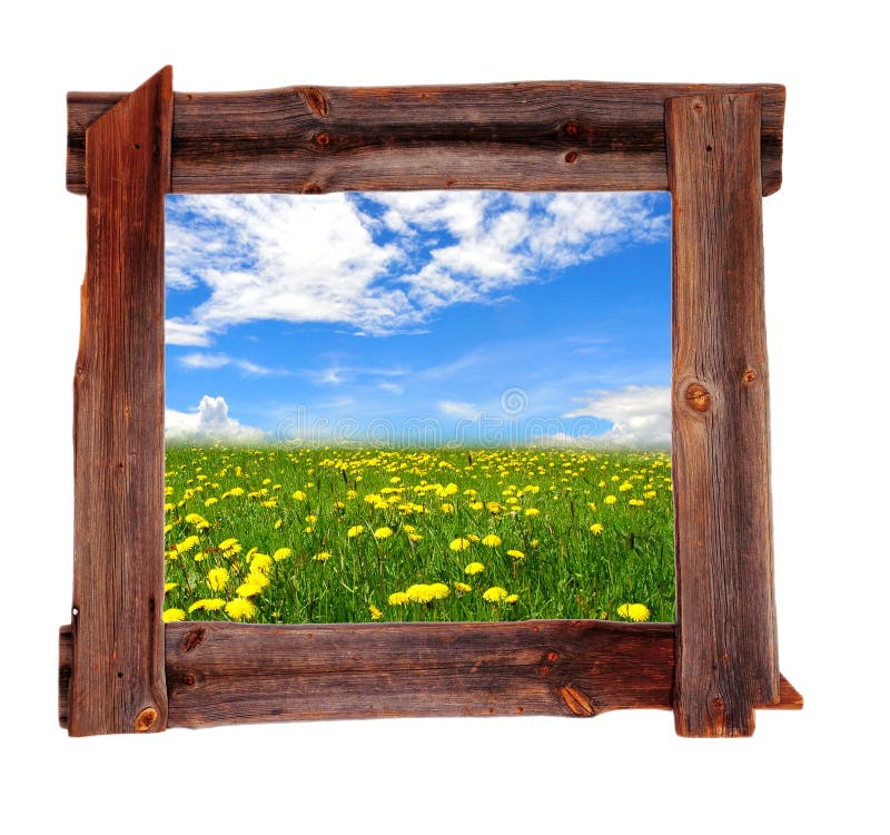 Old Wood Picture Frames Brown Stock Photo - Image of craft, background ...