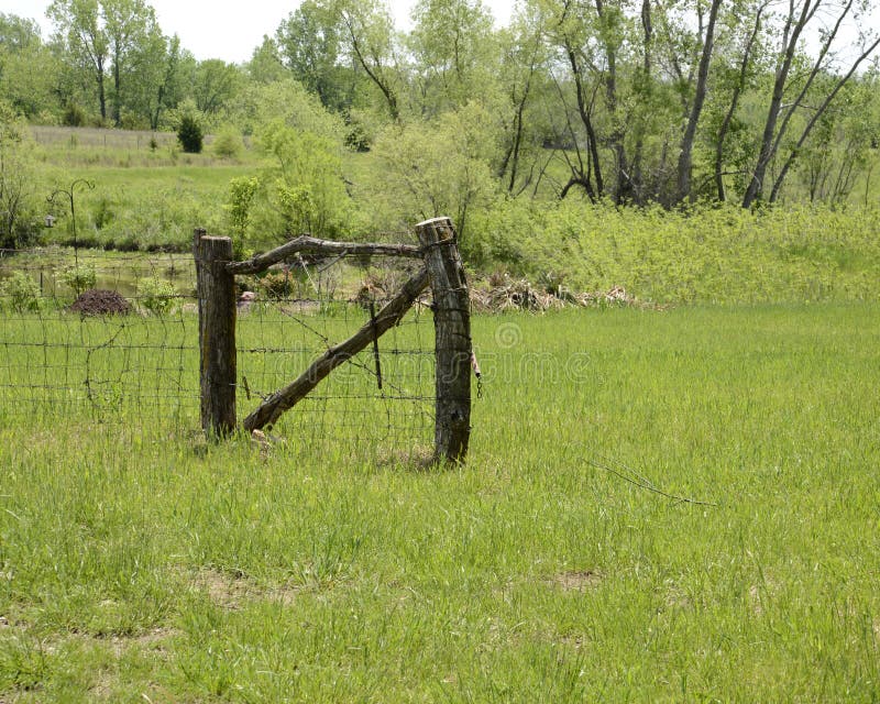 Old wood gate stock photo. Image of cedar, locked, rough - 347602