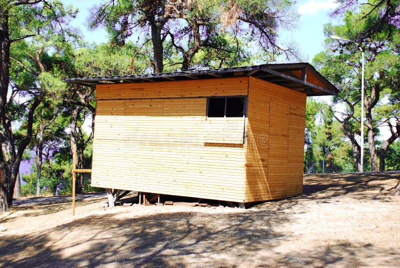 Old wood hut stock photo. Image of entry, forestry, cottage - 27120766
