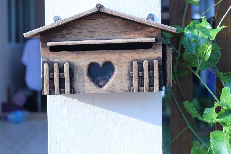 Old wood inbox stock photo. Image of brown, green, beautiful - 53869842
