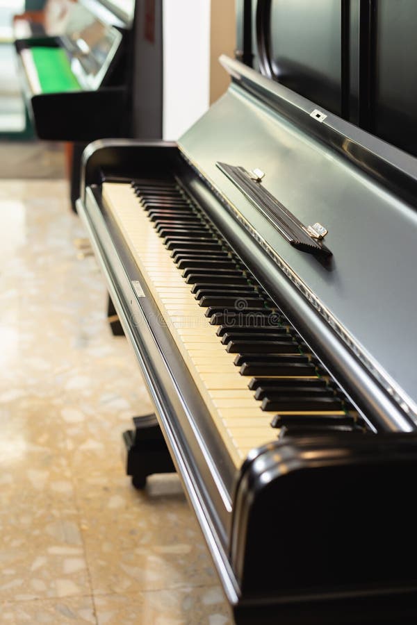 Old Wood Musical Instruments in a Store Stock Photo - Image of ...