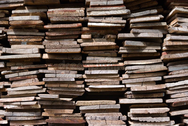 Old Wood Pile, Stack of Wood. Stock Photo - Image of plank, detail ...