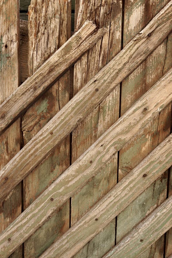 Old Wood Planking with Weathered Green Paint Vertical Texture Stock ...