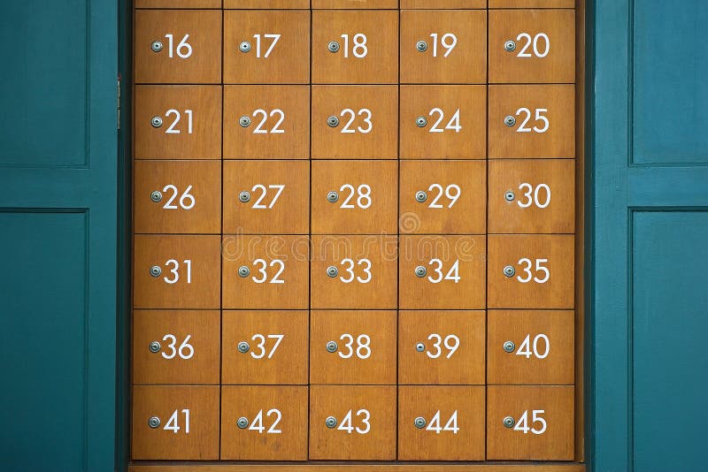 Old Wood Post Box Vintage stock photo. Image of locked - 42004758