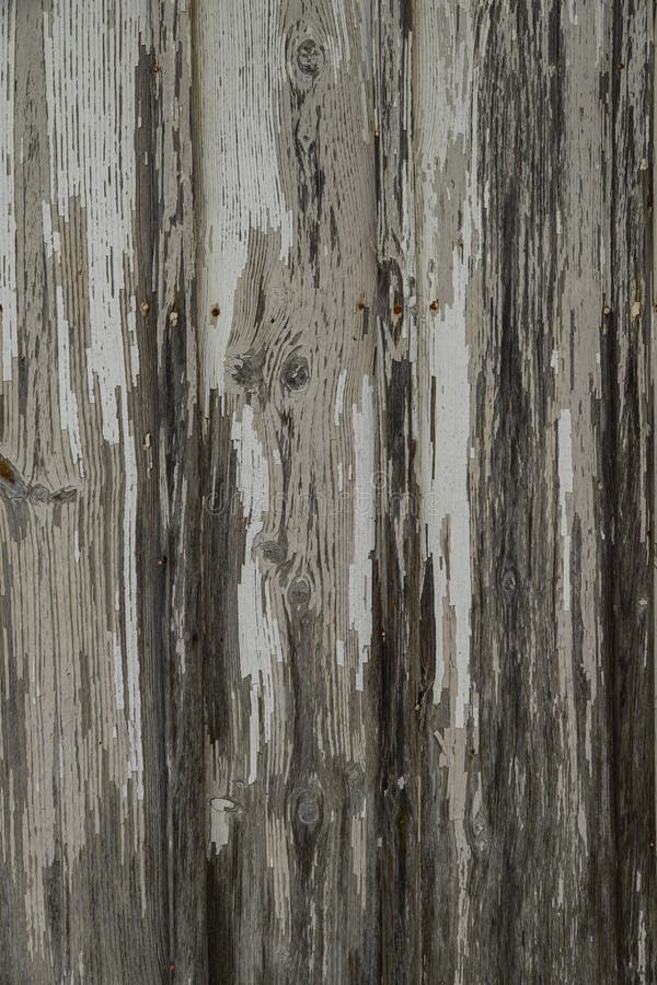 Old Wood Structure with White Paint Falling Off Stock Image - Image of ...