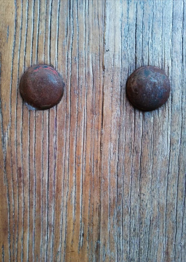 Old Wood Texture and Rusty Nut. Stock Image - Image of wood, pattern ...