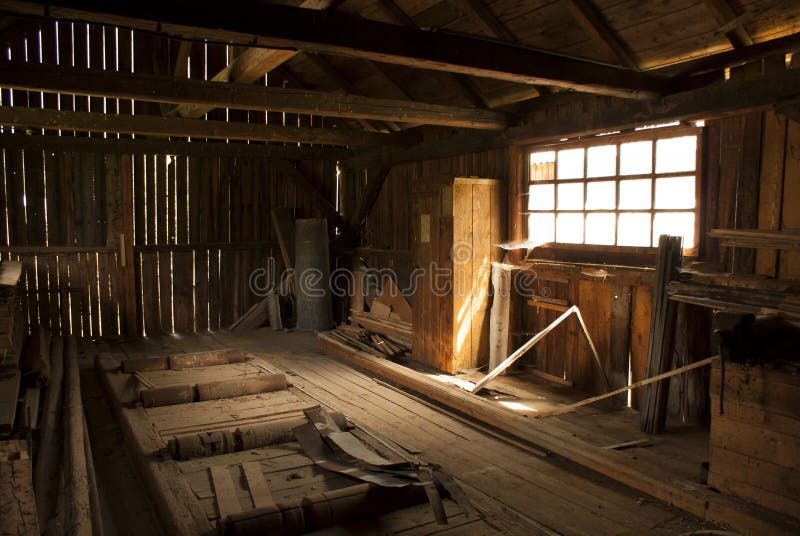 Old wood warehouse stock photo. Image of playground, empty - 37508678