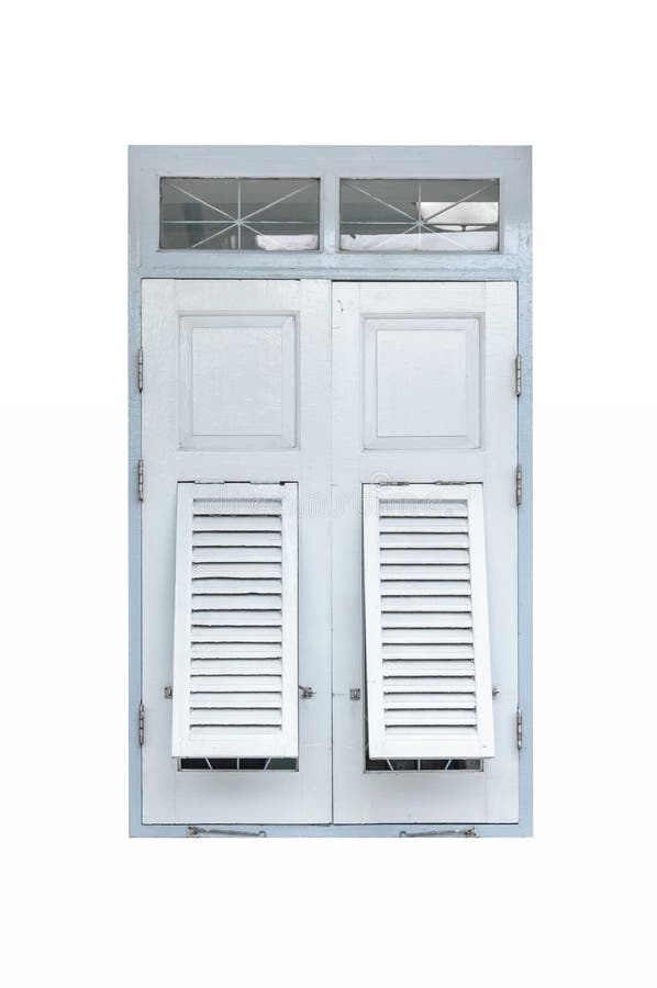 Old Wood Windows Retro Classic for Decorate House Stock Image - Image ...
