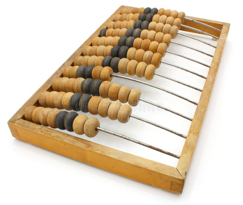 Old wooden abacus close up stock photo. Image of sheet - 16429770