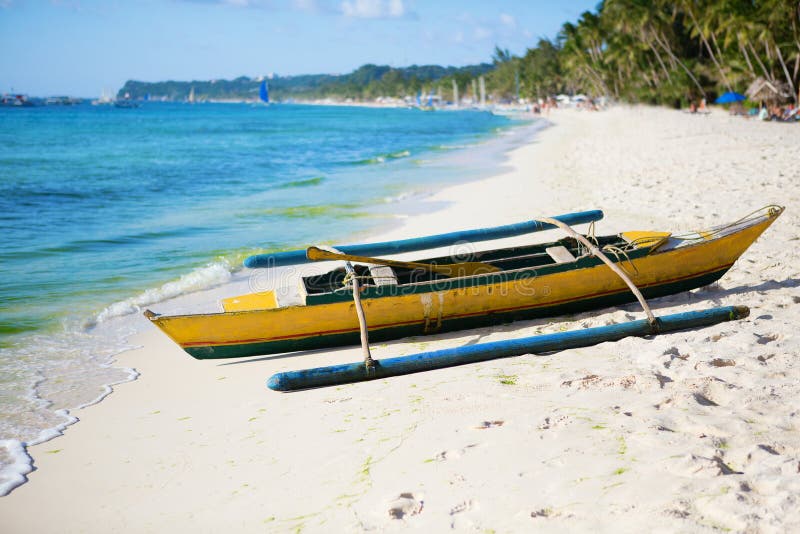 Bangka Boat in El Nido, Philippines Stock Photo - Image of beautiful ...
